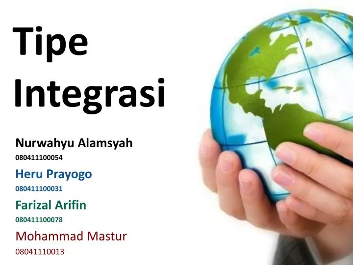 PPT - Tipe Integrasi PowerPoint Presentation, free download - ID:1051422