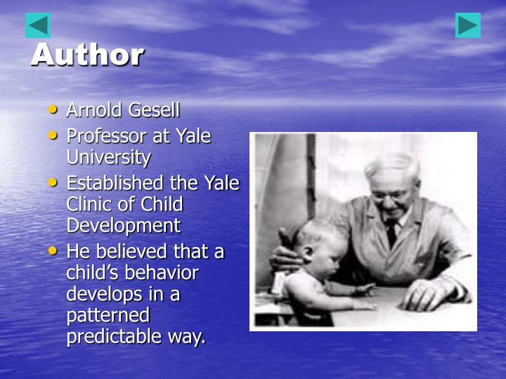 PPT - Gesell Developmental Schedules By Zeyad Chreim PowerPoint ...