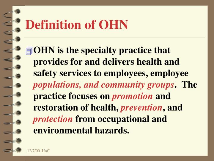 PPT - Occupational Health Nursing -- Past, Present, Future PowerPoint ...