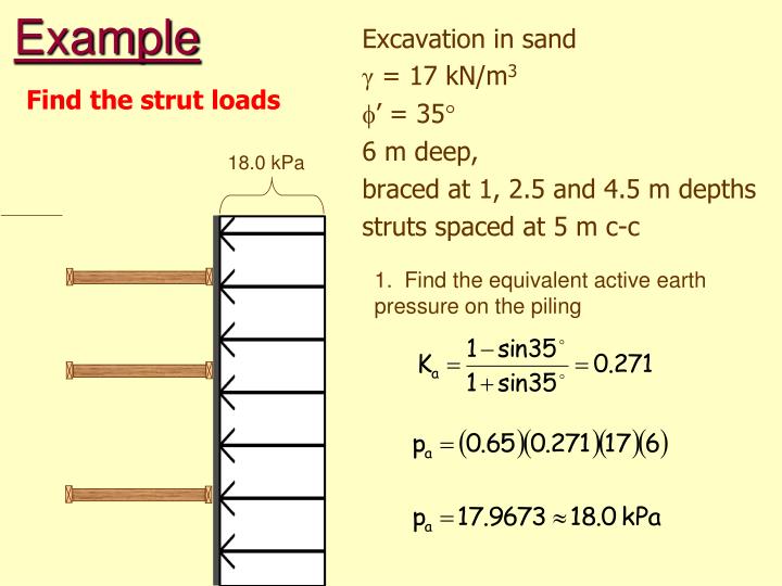 PPT - BRACED EXCAVATIONS PowerPoint Presentation - ID:1054181