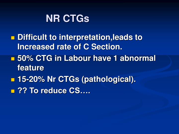 PPT - Cardiotocography ( CTG ) Electronic Fetal Monitoring PowerPoint ...
