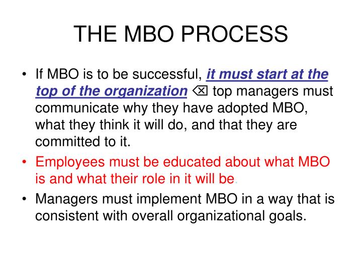 PPT - Management by Objectives (MBO) PowerPoint Presentation - ID:1055551