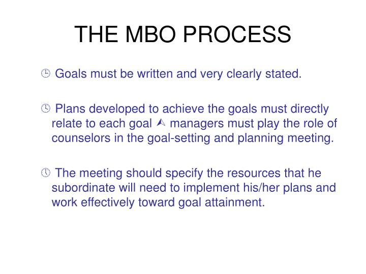 PPT - Management by Objectives (MBO) PowerPoint Presentation - ID:1055551