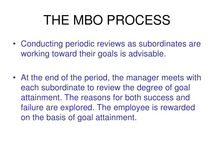PPT - Management by Objectives (MBO) PowerPoint Presentation - ID:1055551