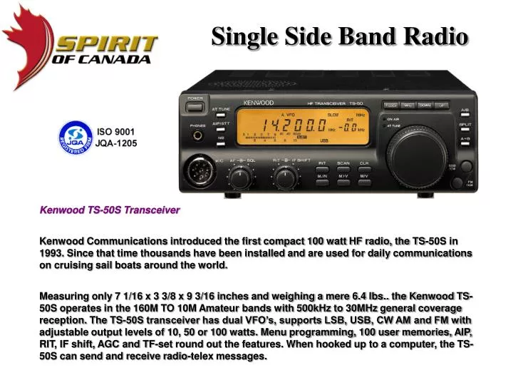 PPT - Single Side Band Radio PowerPoint Presentation, free download ...