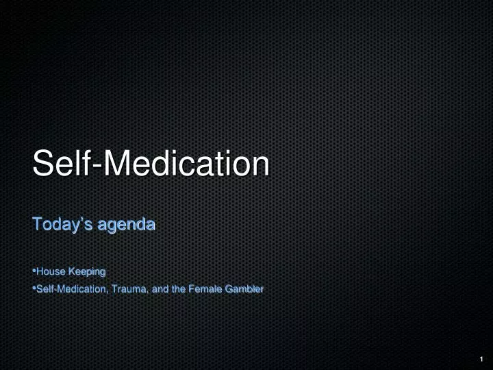 PPT - Self-Medication PowerPoint Presentation, free download - ID:1055944