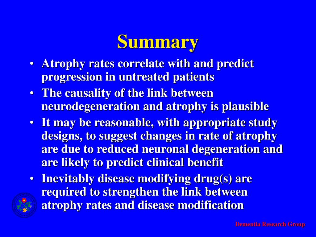 PPT - MRI, rates of atrophy and Alzheimer’s disease PowerPoint ...