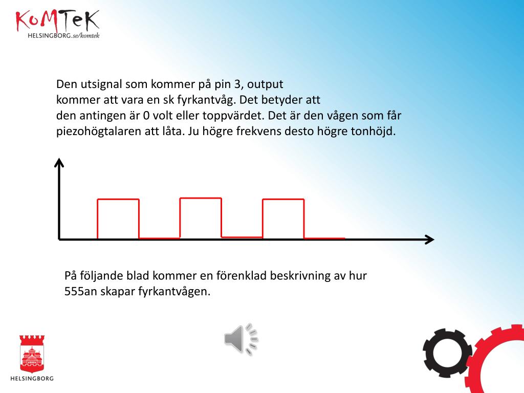 PPT - Övergripande funktionsbeskrivning Astabil vippa baserad på 555 IC ...
