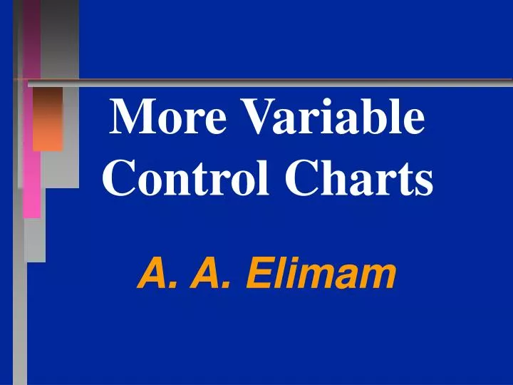 PPT - More Variable Control Charts PowerPoint Presentation, free ...