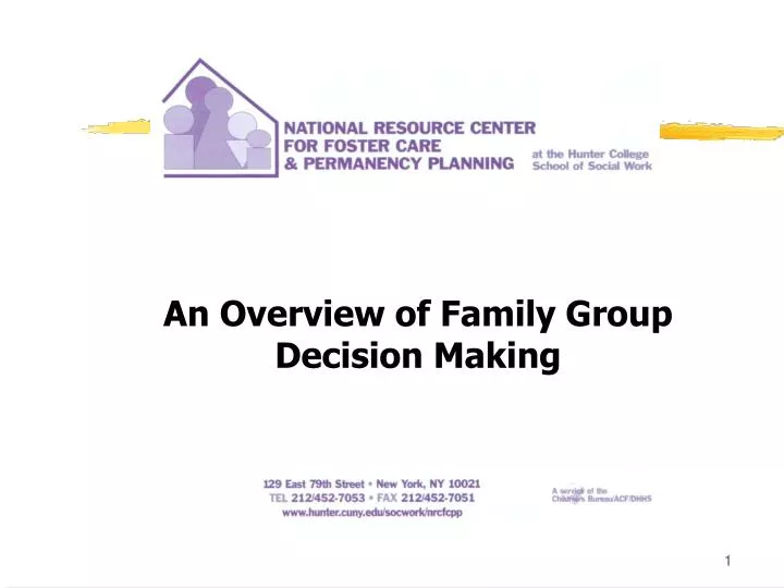 PPT - An Overview of Family Group Decision Making PowerPoint ...