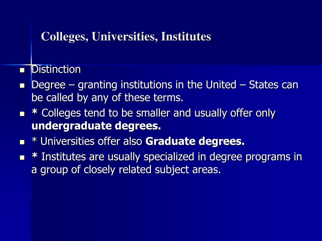 PPT - Studying in America: American System of Education PowerPoint ...