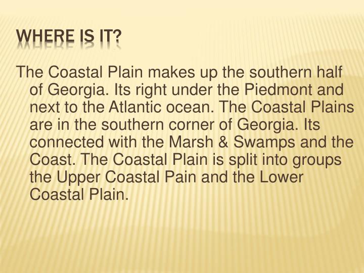 PPT - Coastal Plains PowerPoint Presentation - ID:1058931