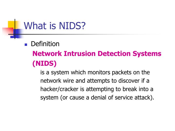 PPT - Intrusion Detection System (IDS) PowerPoint Presentation - ID:1060605
