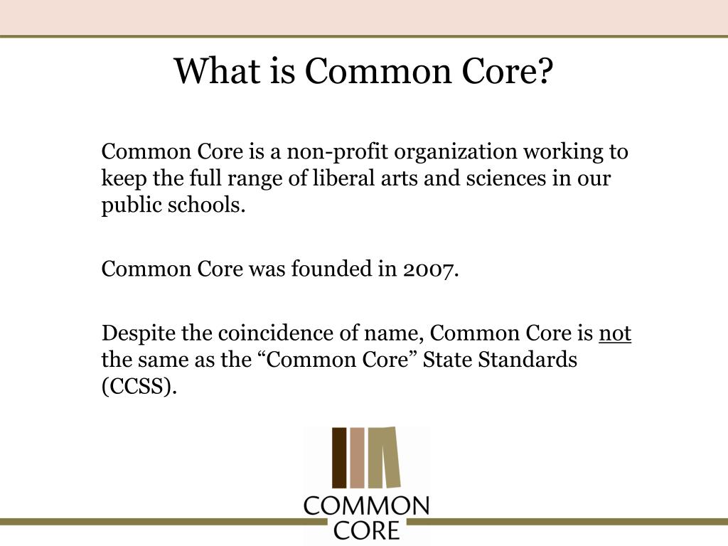 PPT - The Common Core Curriculum Mapping Project Lynne Munson ...