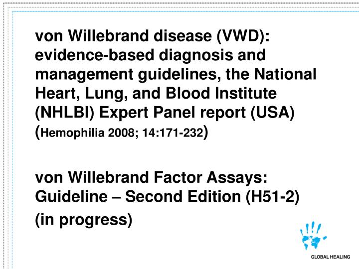 PPT - von Willebrands Disease PowerPoint Presentation - ID:1061229