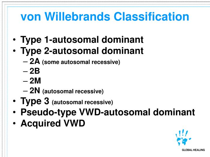 PPT - von Willebrands Disease PowerPoint Presentation - ID:1061229