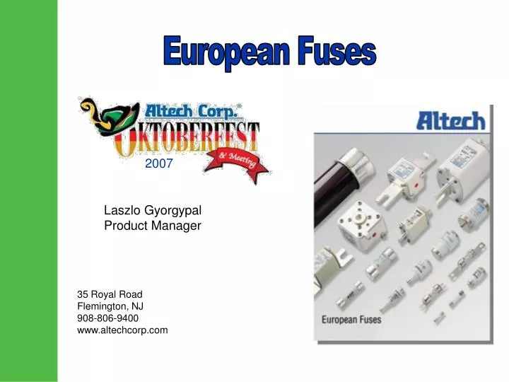 PPT - European Fuses PowerPoint Presentation, free download - ID:1063713