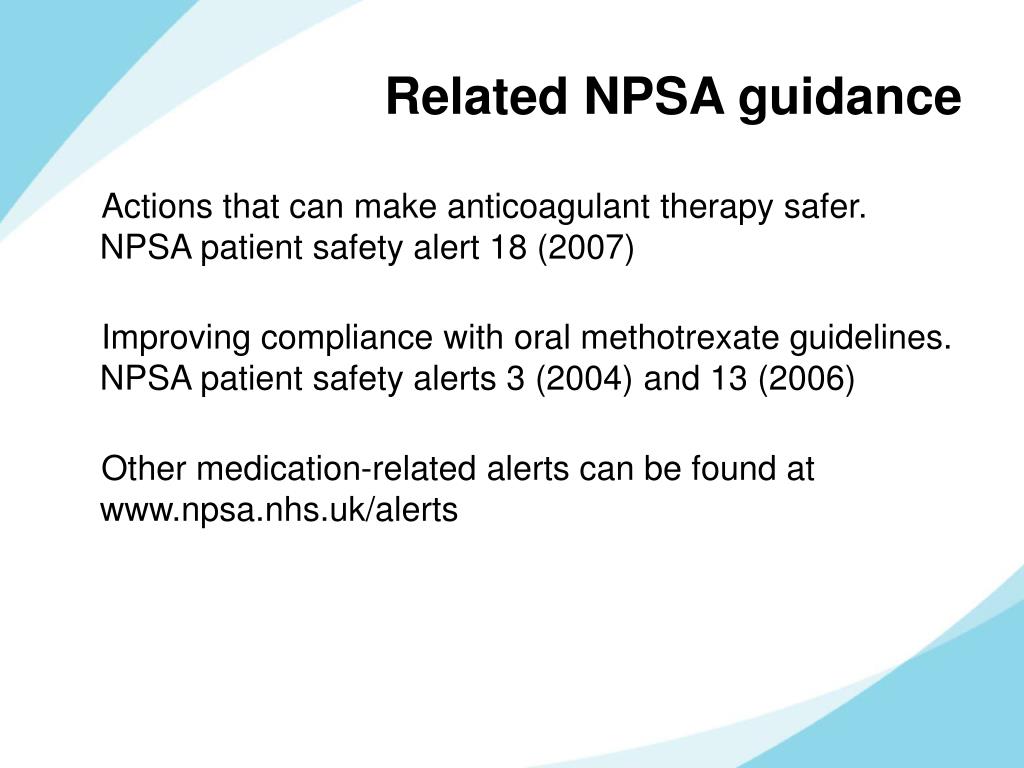 PPT - Technical patient safety solutions for medicines reconciliation ...