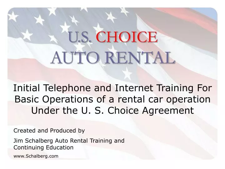 PPT - U.S. CHOICE AUTO RENTAL PowerPoint Presentation, free download ...