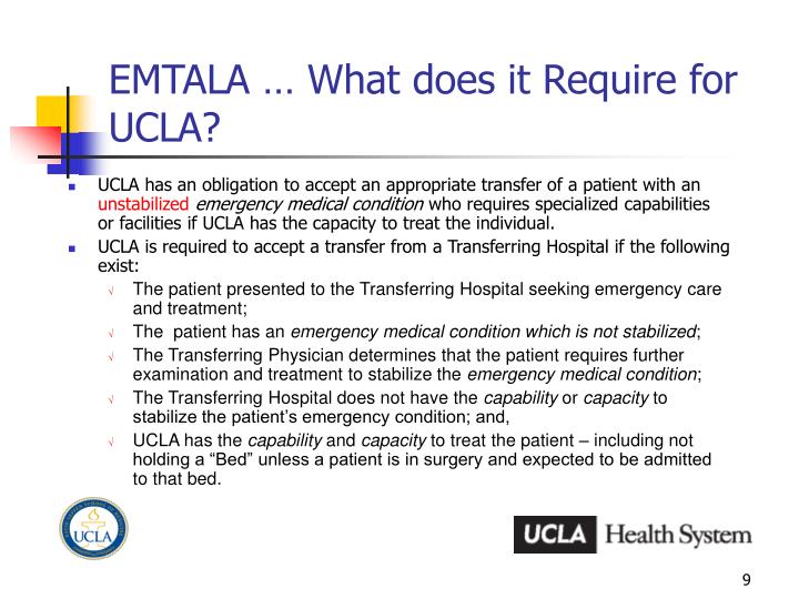 Emtala Guidelines
