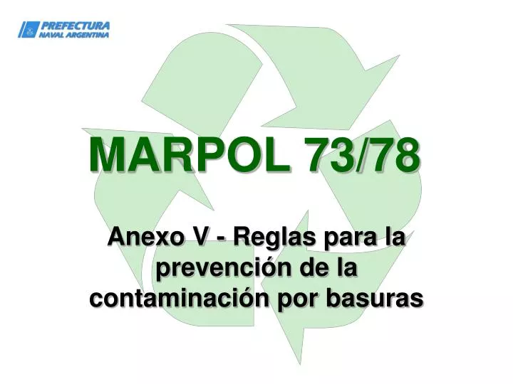 PPT - MARPOL 73/78 PowerPoint Presentation, free download - ID:1065451