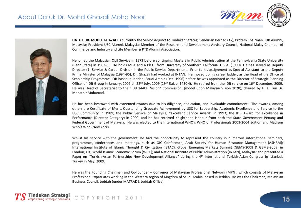 PPT - Transforming the Future: The Malay Muslim Agenda National ...