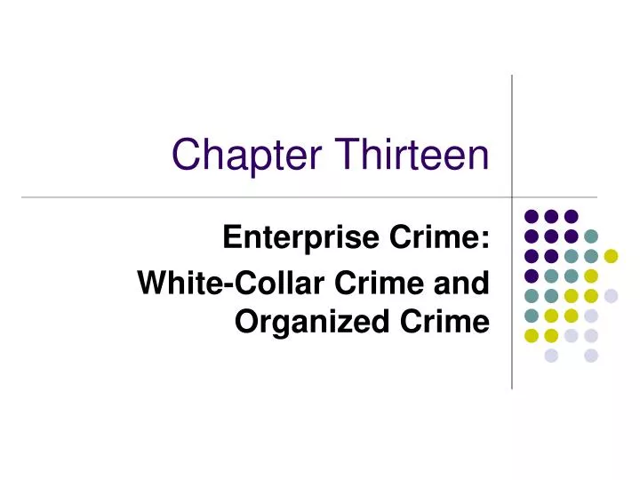 PPT - Chapter Thirteen PowerPoint Presentation, free download - ID:1067670