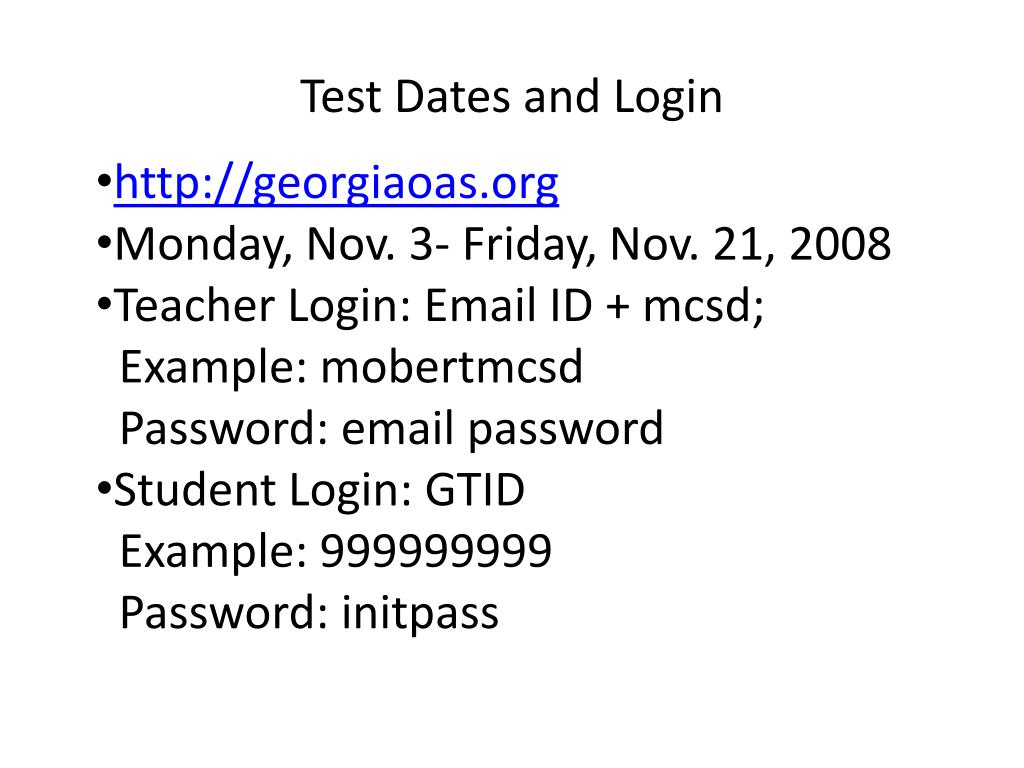 PPT - 8 th Grade Technology Competency Test PowerPoint Presentation ...