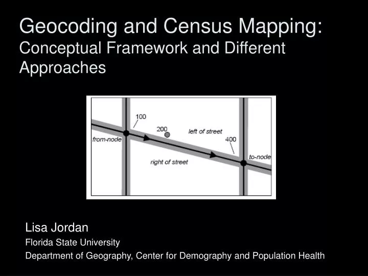 PPT - Geocoding and Census Mapping: Conceptual Framework and Different ...