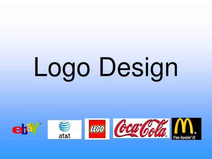 PPT - Logo Design PowerPoint Presentation, free download - ID:1069427