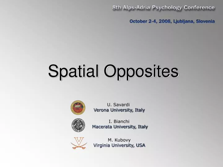 PPT - Spatial Opposites PowerPoint Presentation, free download - ID:1071129