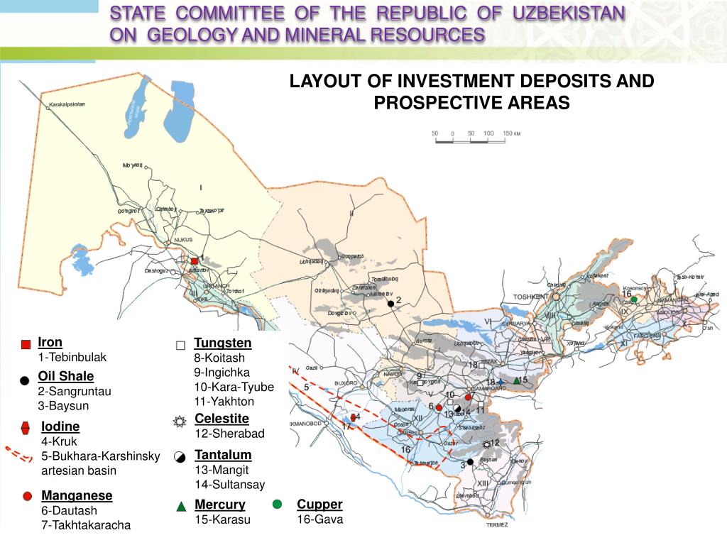 PPT - STATE COMMITTEE OF THE REPUBLIC OF UZBEKISTAN ON GEOLOGY AND ...