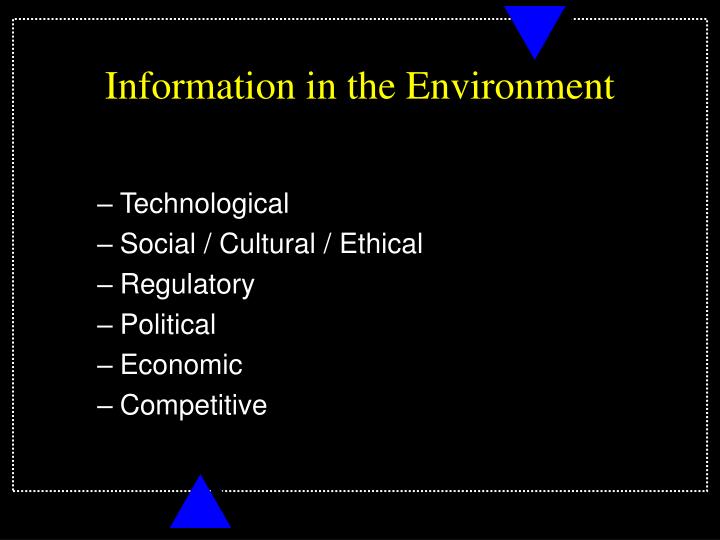 PPT - Things to Know . . . Chapter 2 : Environment Analysis PowerPoint ...