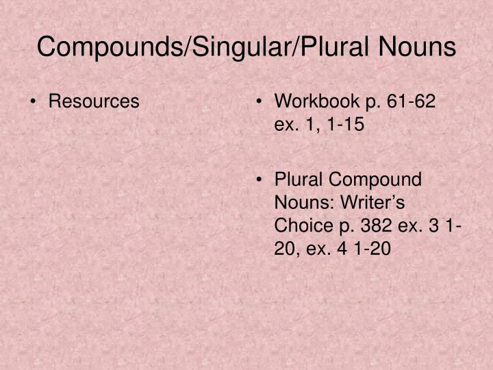 PPT - SPI 0701.1.1 Identify the correct use of nouns within context ...