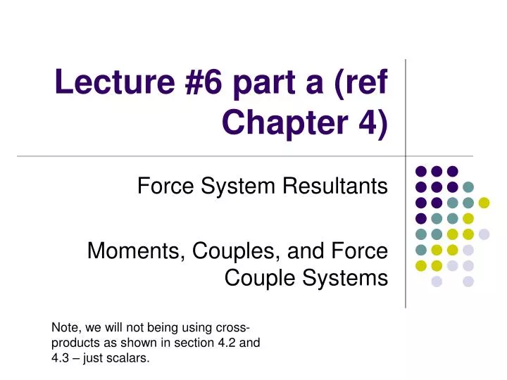 PPT - Lecture #6 part a (ref Chapter 4) PowerPoint Presentation, free ... PPT - Lecture #6 part a (ref Chapter 4) PowerPoint Presentation, free ...
