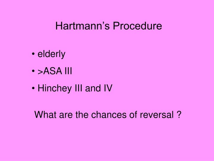 PPT - Acute Diverticulitis & Hartmann’s Procedure PowerPoint ...