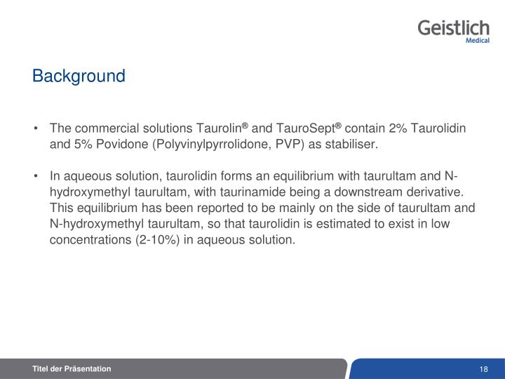 PPT - TauroSept ® PowerPoint Presentation - ID:1075973