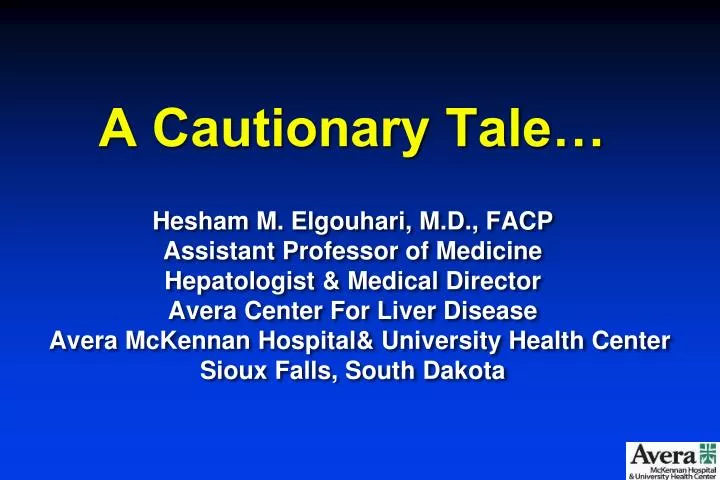 PPT - A Cautionary Tale… PowerPoint Presentation, free download - ID ...