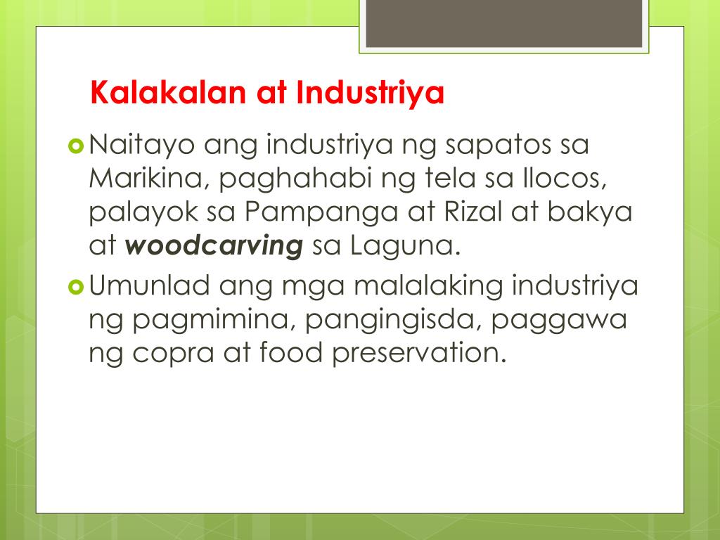 PPT - Pagbabagong Pangkabuhayan ng mga Pilipino sa Panahon ng mga ...