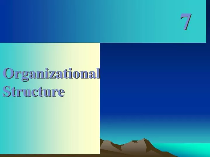 PPT - Organizational Structure PowerPoint Presentation, free download ...