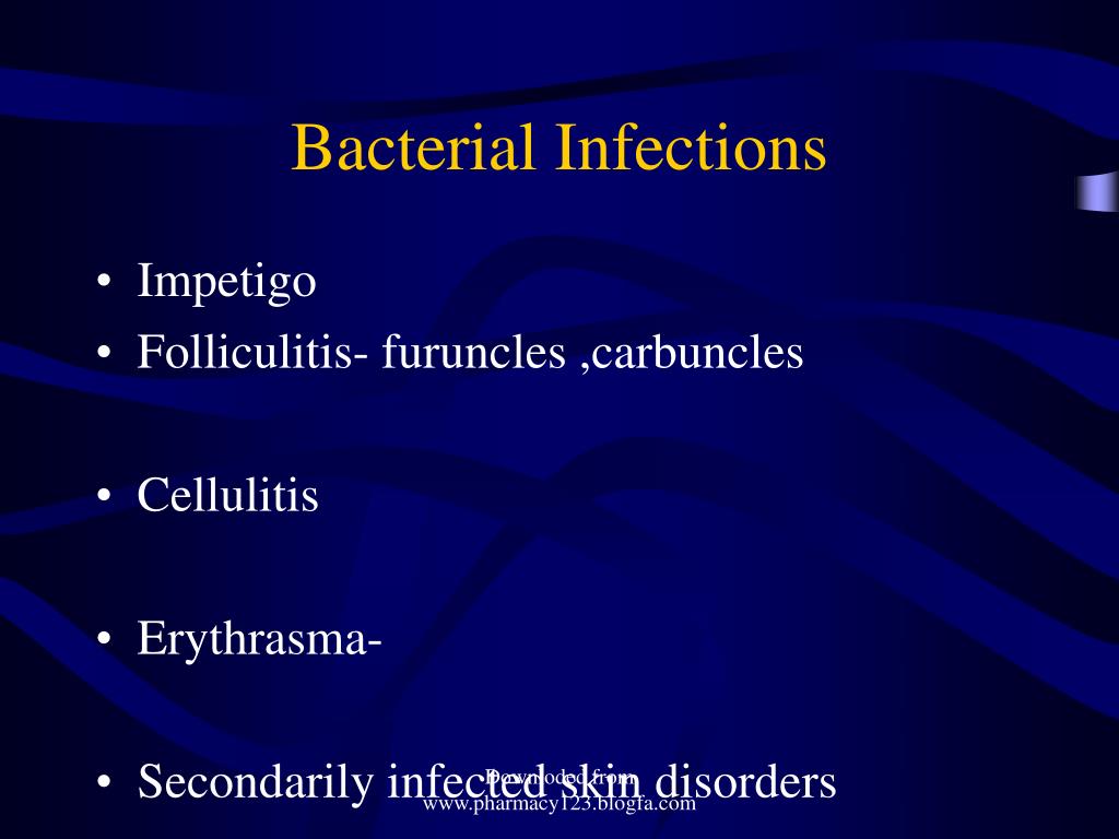 PPT - Management of Common Fungal & Bacterial Skin Infections ...
