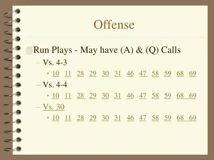 PPT - Offense PowerPoint Presentation, free download - ID:1079362