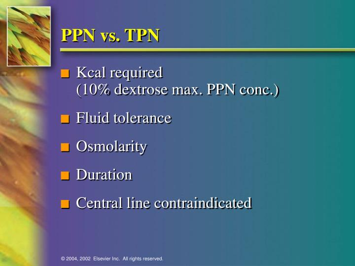 PPT - Enteral and Parenteral Nutrition Support PowerPoint Presentation ...