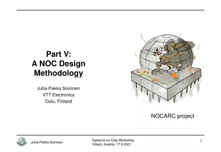 PPT - Part V: A NOC Design Methodology PowerPoint Presentation, free ...