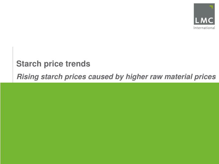 PPT - Trends in the Global Starch Industry PowerPoint Presentation - ID ...