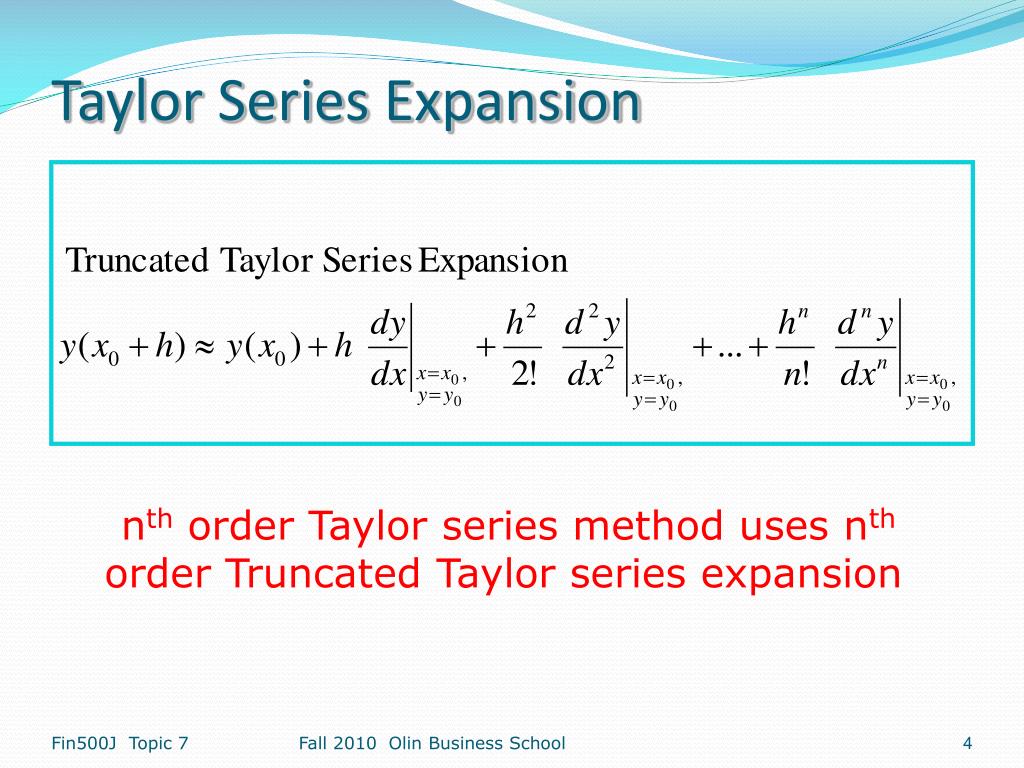 PPT - Fin500J Mathematical Foundations in Finance Topic 7: Numerical ... PPT - Fin500J Mathematical Foundations in Finance Topic 7: Numerical ...