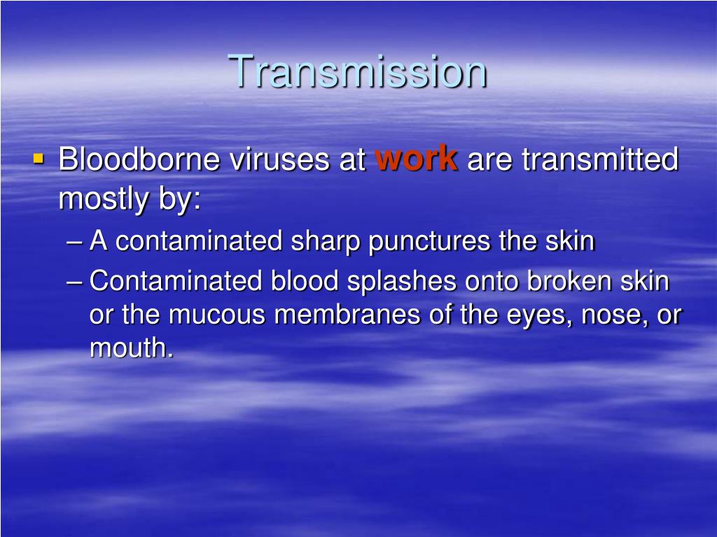 PPT - Bloodborne Pathogen Training Plymouth Joint School District ...