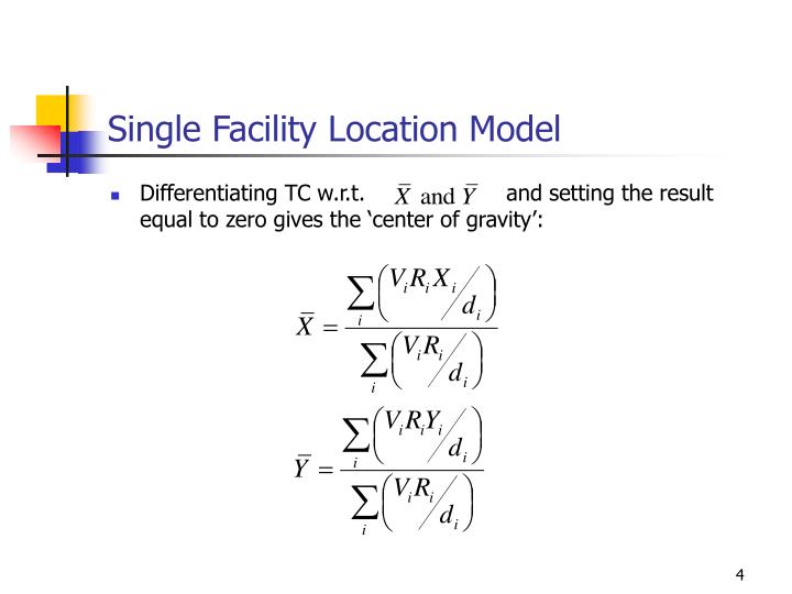 PPT - Facility Location Decisions PowerPoint Presentation - ID:1085931