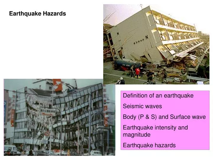 Ppt Earthquakes Powerpoint Presentation Free Download