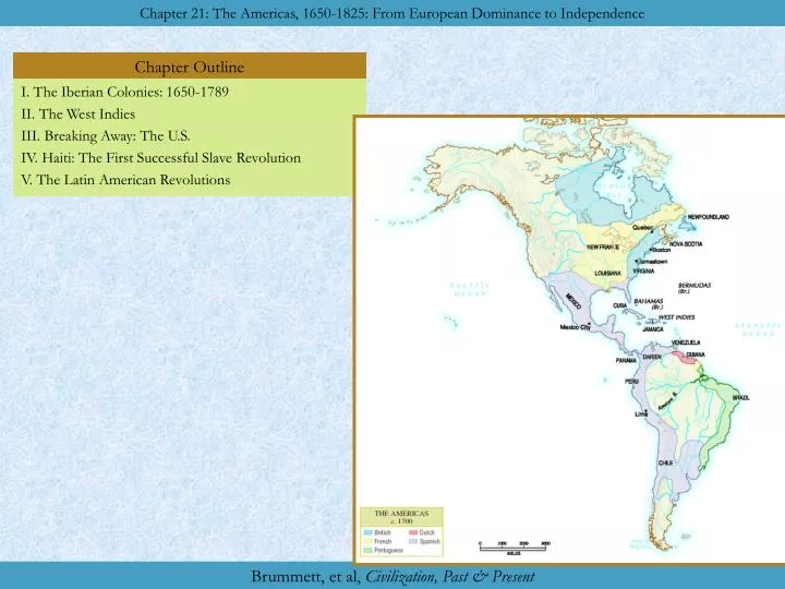 PPT - I. The Iberian Colonies: 1650-1789 II. The West Indies III ...